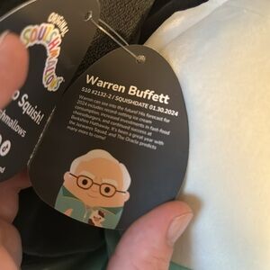 Squishmallows | Toys | Warren Buffett Berkshire 224 Check In Series ...